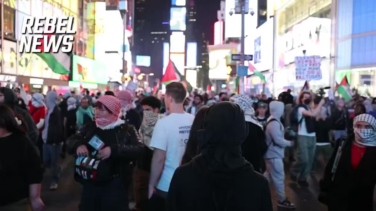 Shared post - Pro Hamas Demonstrators Taking to the Street in NYC