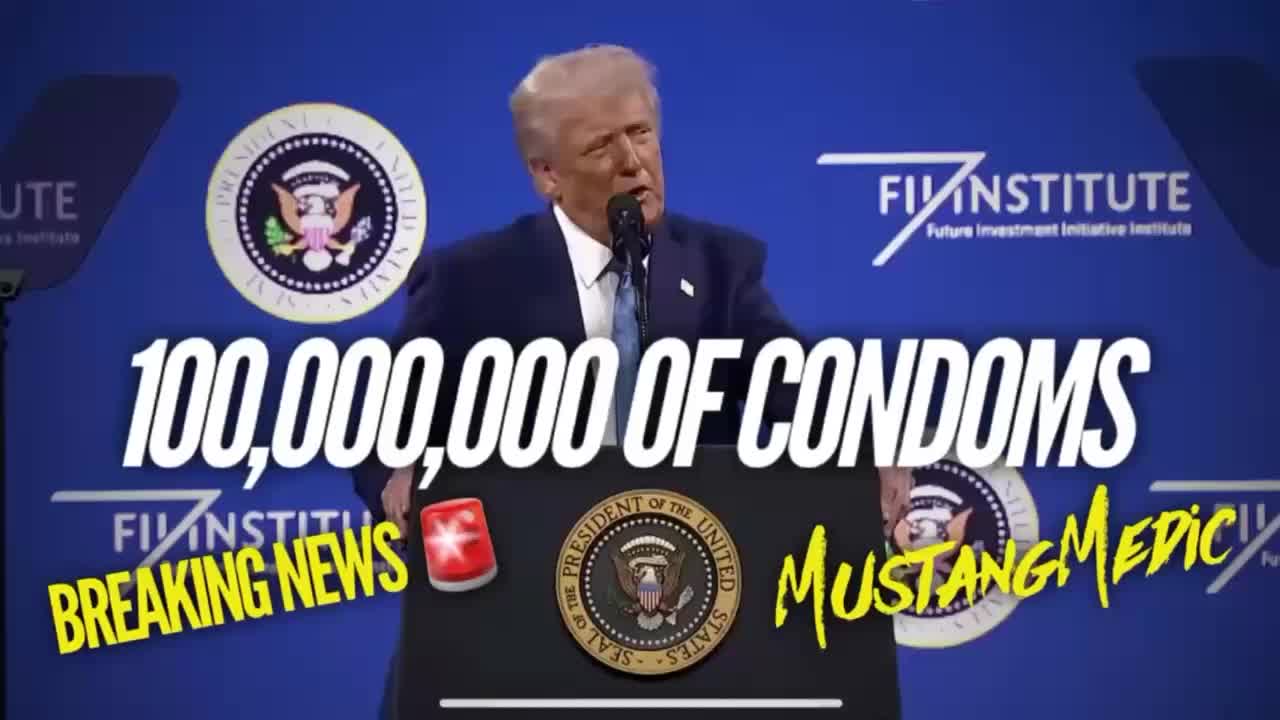 Shared post - BREAKING NEWS 🚨 $100,000,000 worth of condoms for Hamas confirmed. USAID corruption.