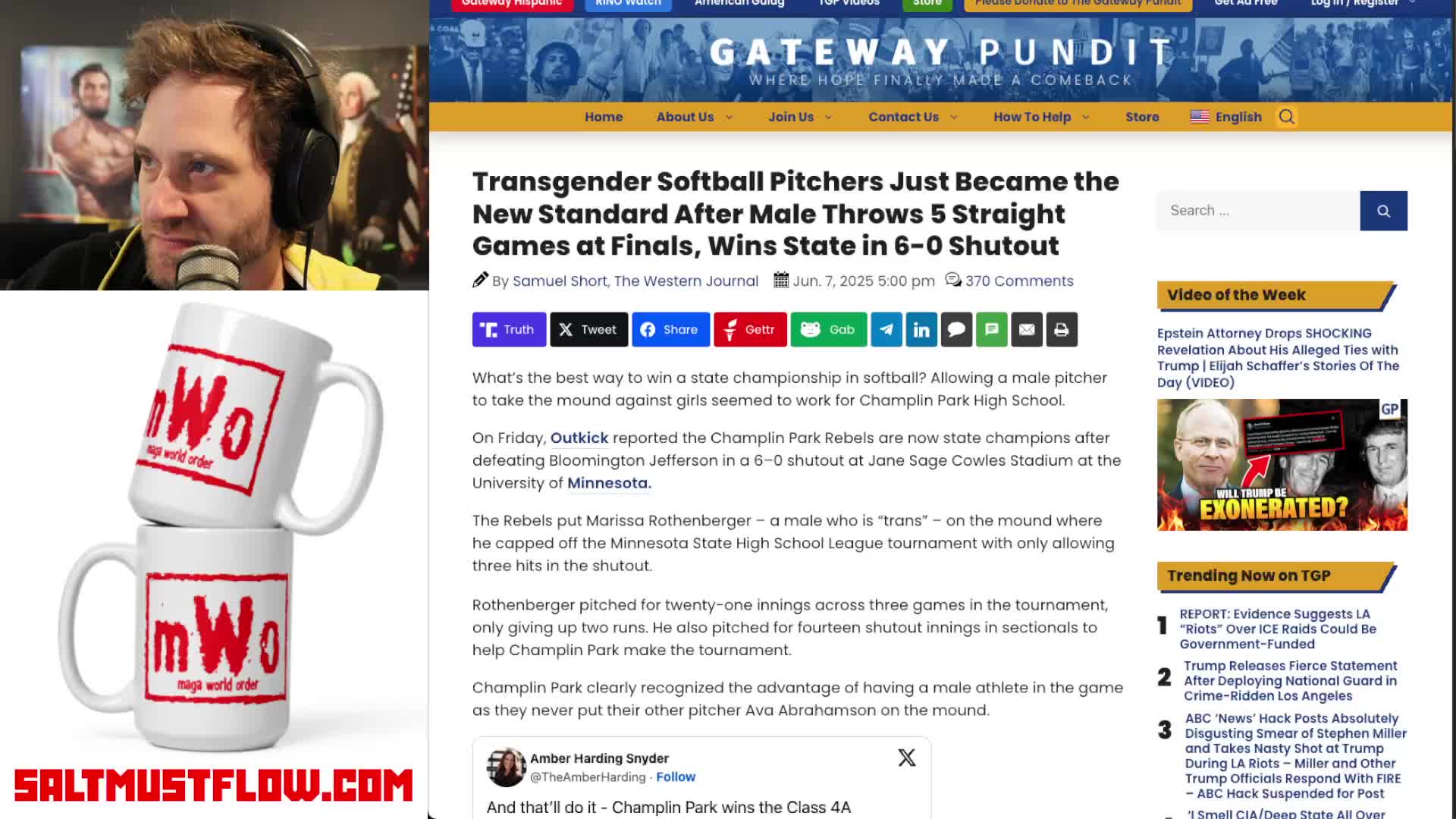 Shared post - Transgender Pitches Back to Back Shut Out Games To Steal ...