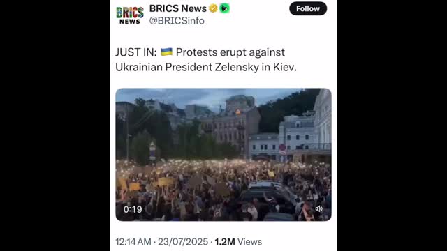 Shared post - KIEV protests grow. MEDIA turns on Zelensky. Pokrovsk ...