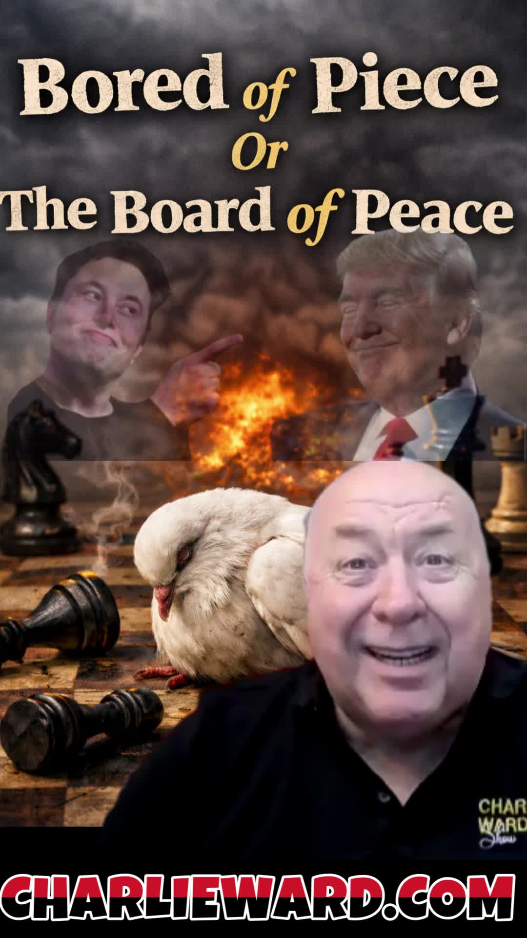 Shared post - BORED OF PIECE OR THE BOARD OF PEACE.