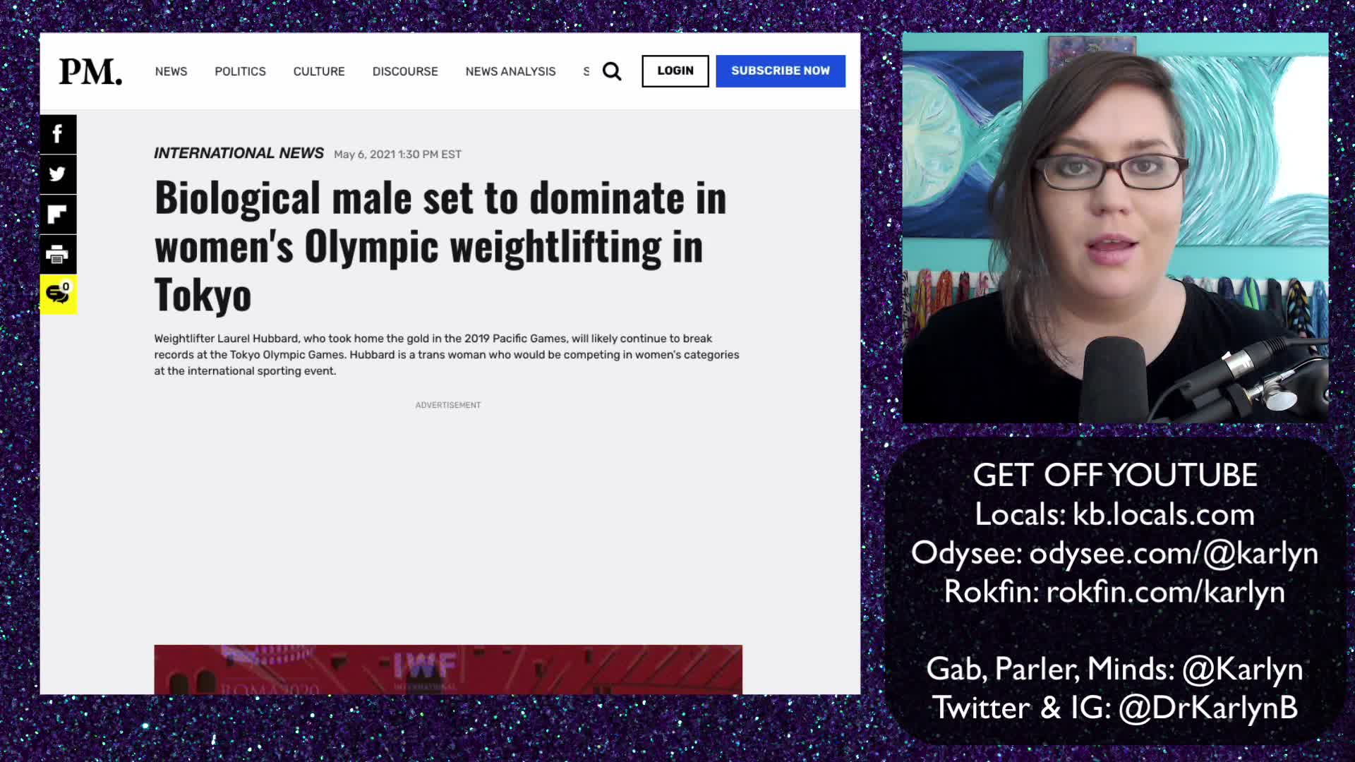 Shared post - A trans woman will be competing at the Olympics. Here's ...